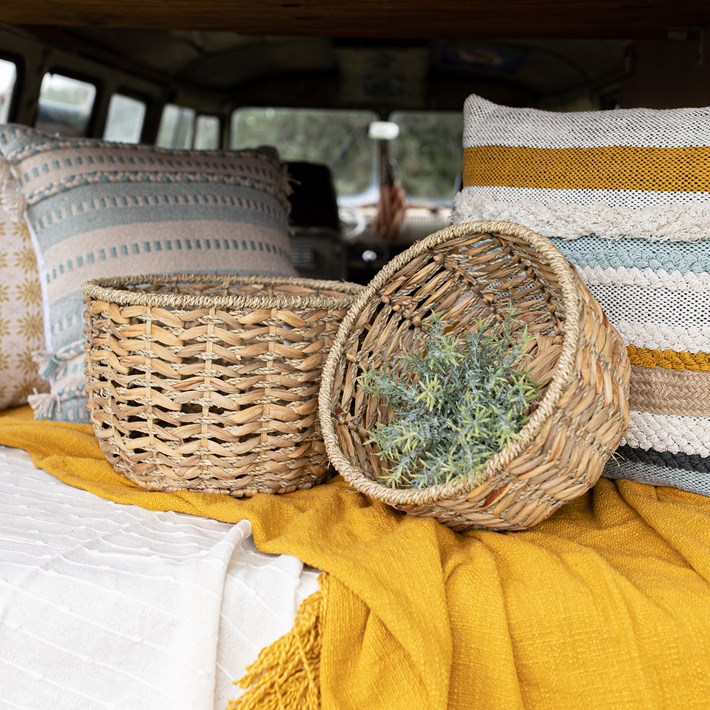 NIA NATURAL BASKETS, SET OF 2 | Ivystone