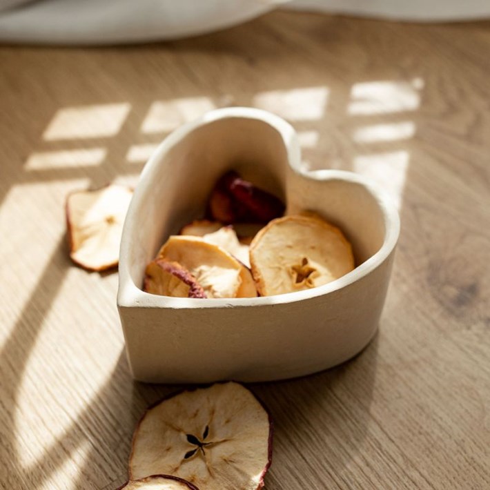 Heart Paper Mache Trinket Dish | Ivystone