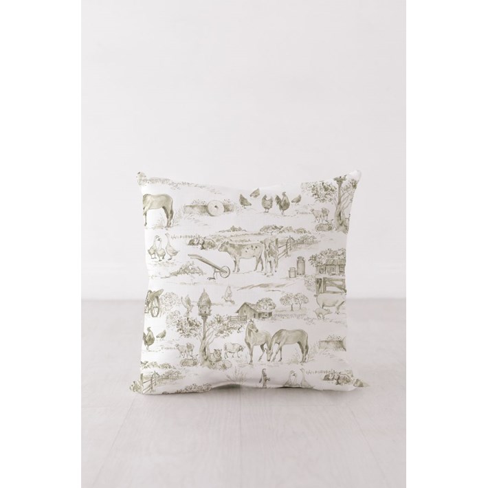 Aledo Toile in Linen Pillow | Ivystone