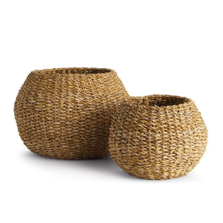 SEAGRASS PLANT BASKETS, SET OF 2 | Ivystone