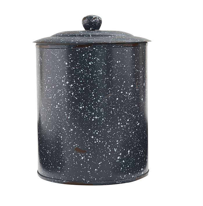 GRANITE ENAMELWARE CANISTERS SET OF 3 GRAY | Ivystone