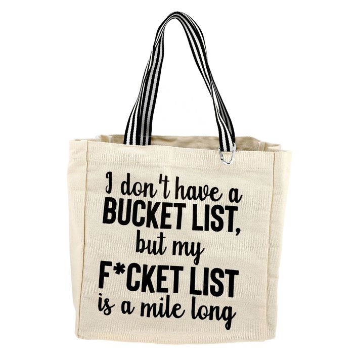 CMO Bucket List 100 Cotton Twill Gift Bag Ivystone