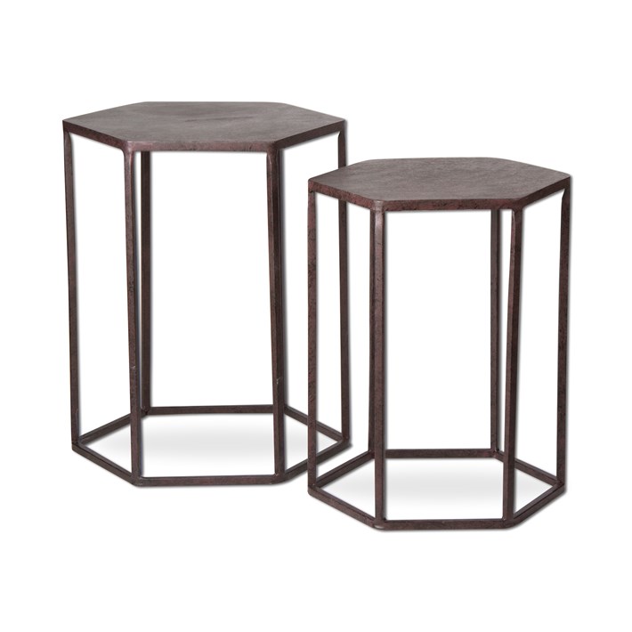 HONEYCOMB TABLE SET/2 | Ivystone