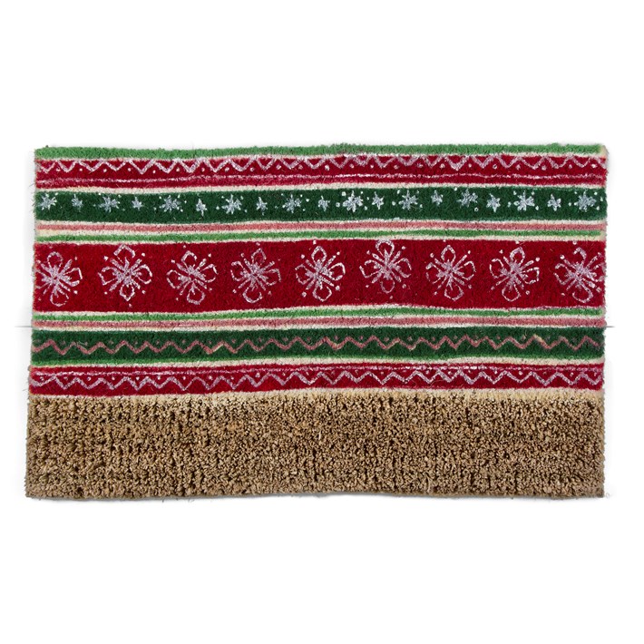 ORNAMENT STRP BTSCP COIR MAT | Ivystone