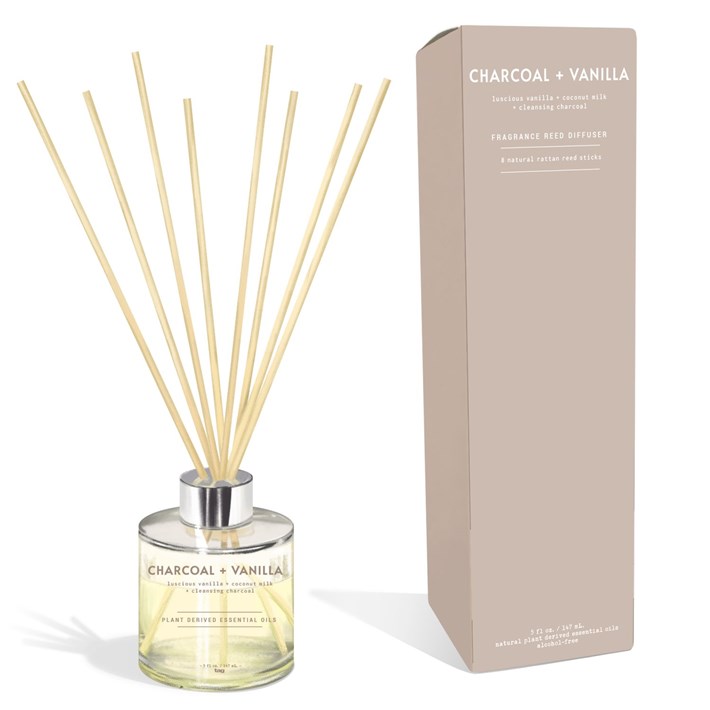 CHARCOAL+VANILLA REED DIFFUSER | Ivystone