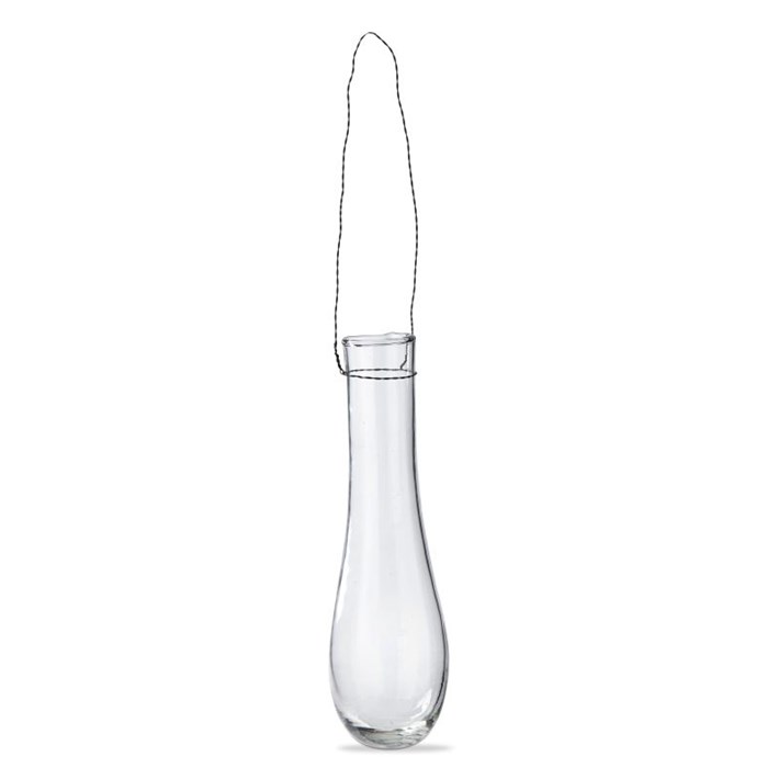RAINDROP VASE WITH WIRE HANDLES | Ivystone