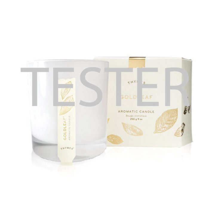 Goldleaf Aromatic Candle, Tester | Ivystone
