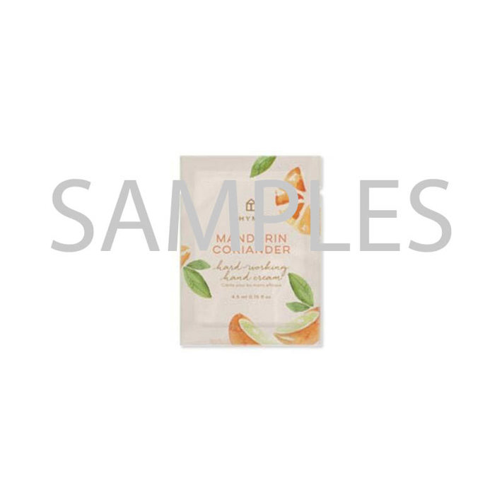 Mandarin Coriander Hard-Working Hand Cream Sample Packet | Ivystone