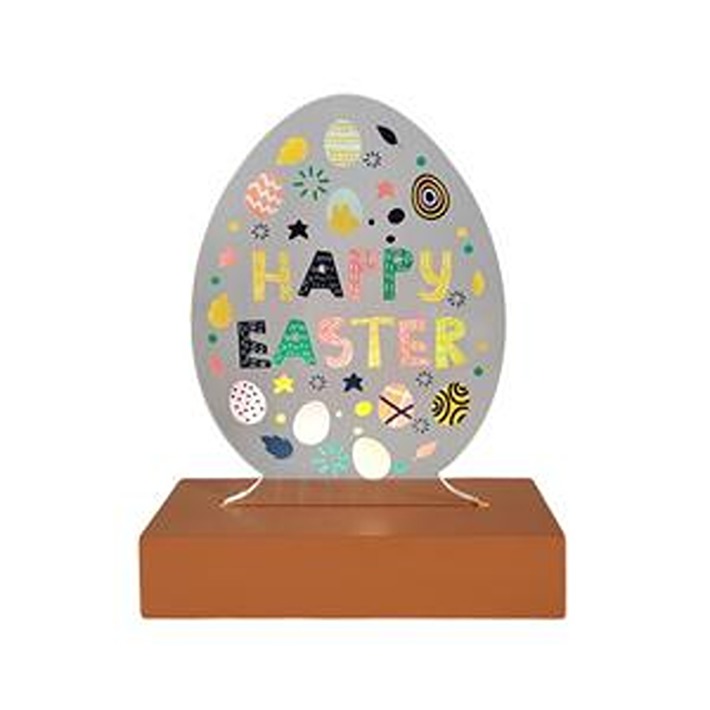 7" HAPPY EASTER LED AA Acrylic Tabletop Sign | Ivystone