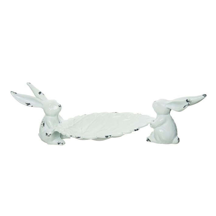 Metal Bunny Tray Decor | Ivystone