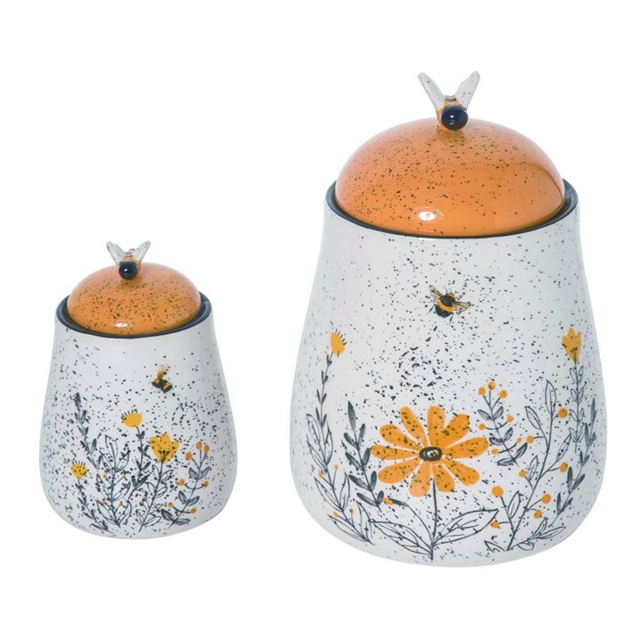 Dol Speckle Honey Bee Containers S/2 | Ivystone