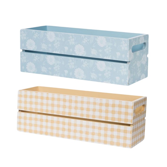 MDF Cottage Crate 2 Asst | Ivystone