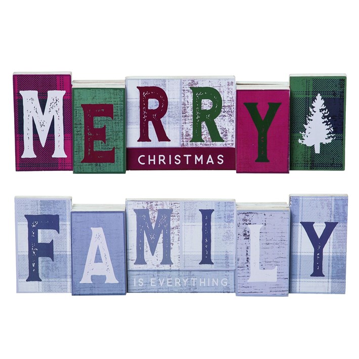 MDF Reversible Family/Christmas Sign | Ivystone