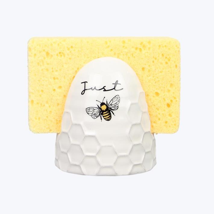 Honey Bee Ceramic Sponge Holder with Sponge | Ivystone