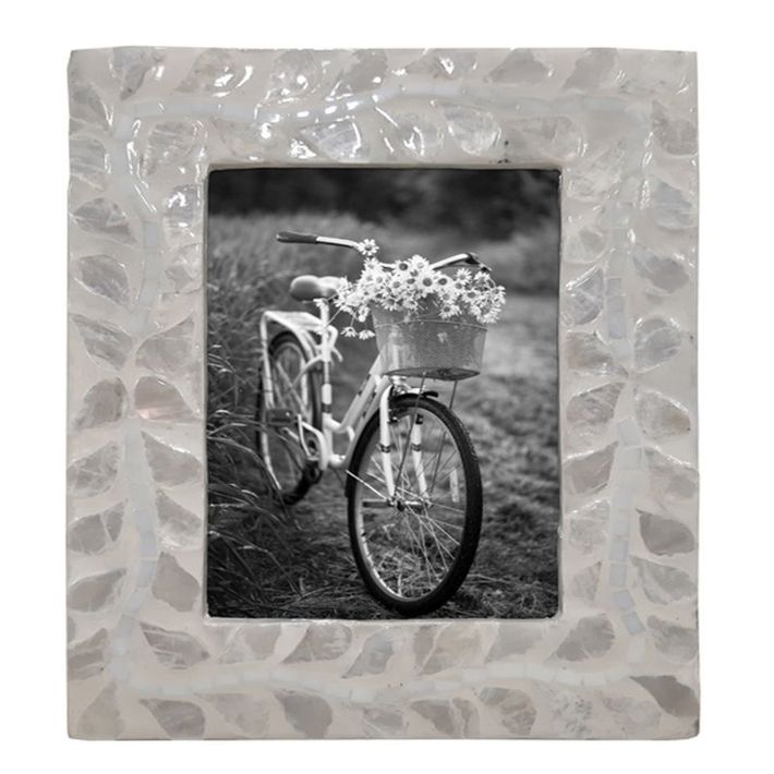 Wood/ Capiz Shell 5x7 Photo Frame | Ivystone