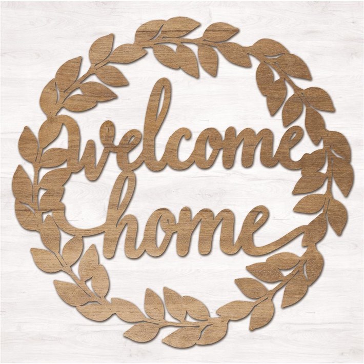 Wood Welcome Home Wall Plaque | Ivystone