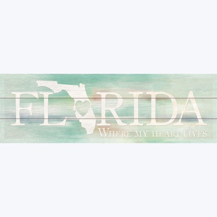Wood Florida Wall Plaque | Ivystone