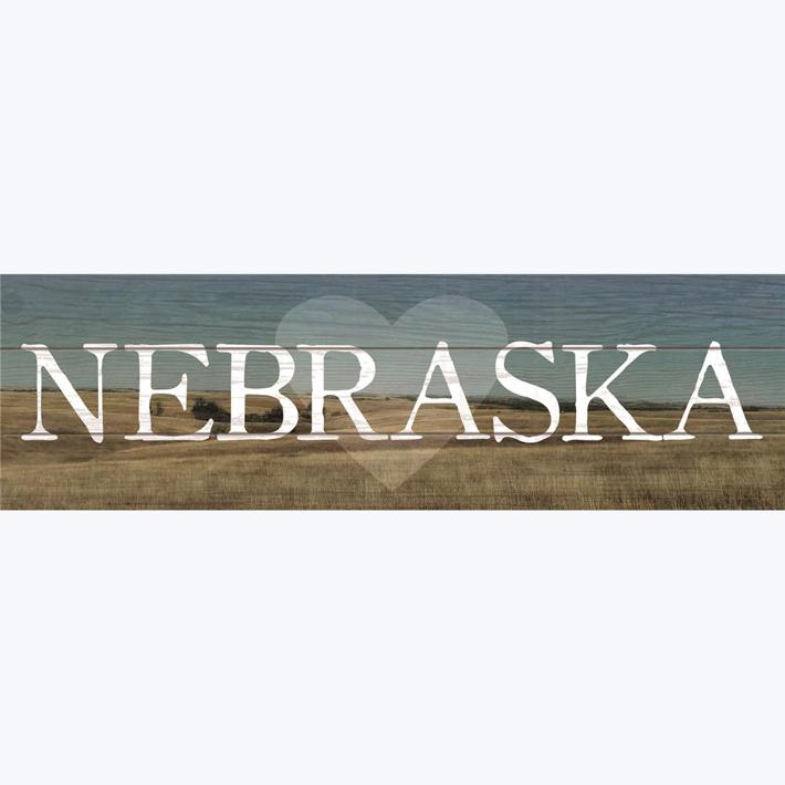 Wood Nebraska Wall Plaque | Ivystone