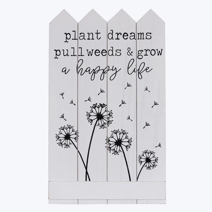 Wood Dandelion Wall Sign | Ivystone