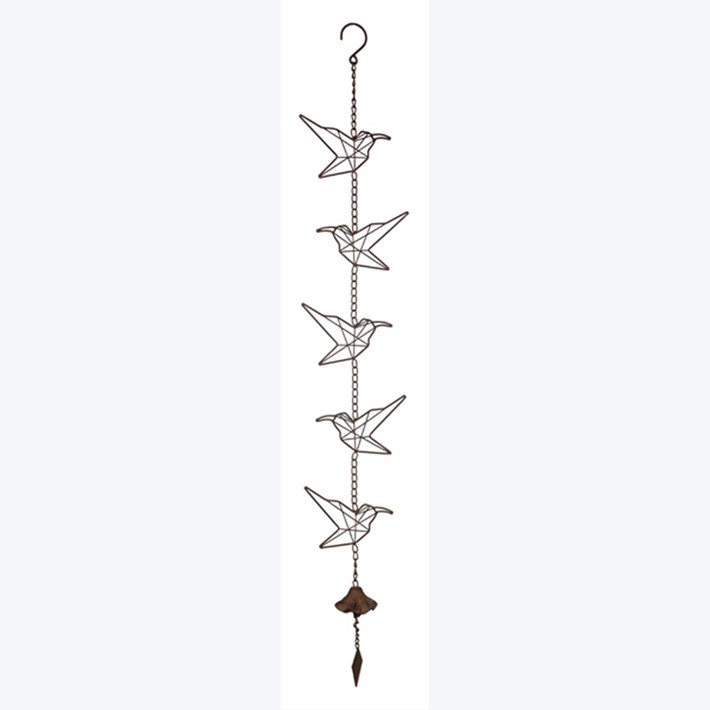 Metal Wire Hummingbird Design Wind Bell | Ivystone
